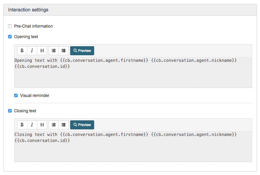 Placeholders – CoBrowser - Chat en Cobrowsing software zonder wachtrij.
