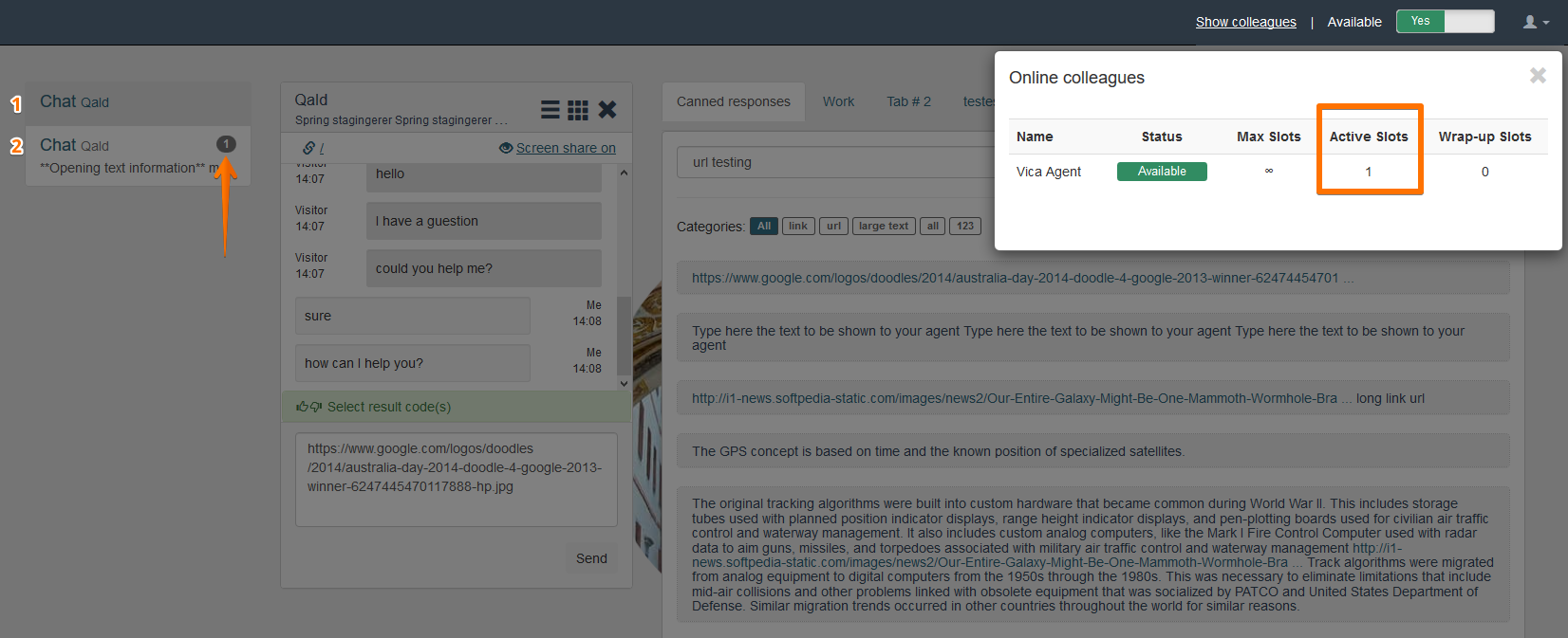 Show colleagues feature – CoBrowser - Chat en Cobrowsing software ...
