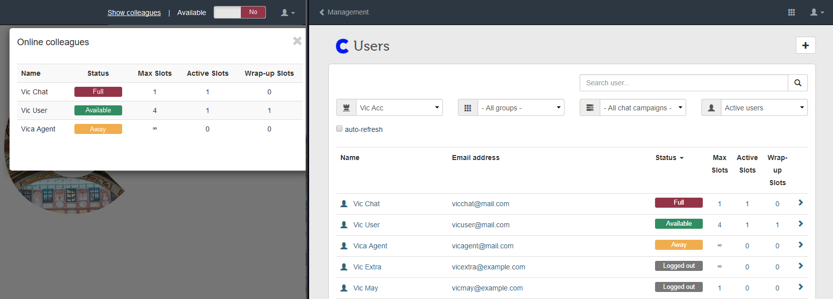 Show colleagues feature – CoBrowser - Chat en Cobrowsing software ...