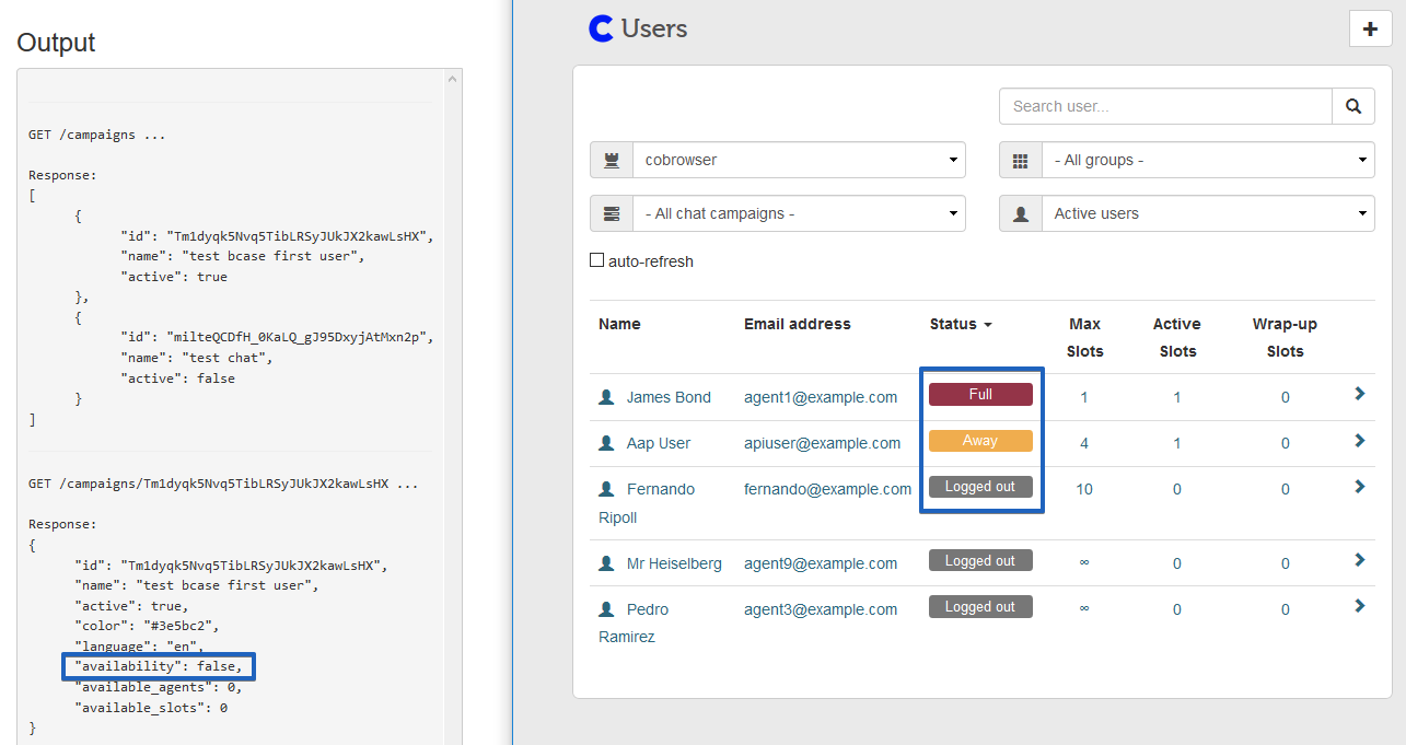 Public API – CoBrowser - Chat en Cobrowsing software zonder wachtrij.